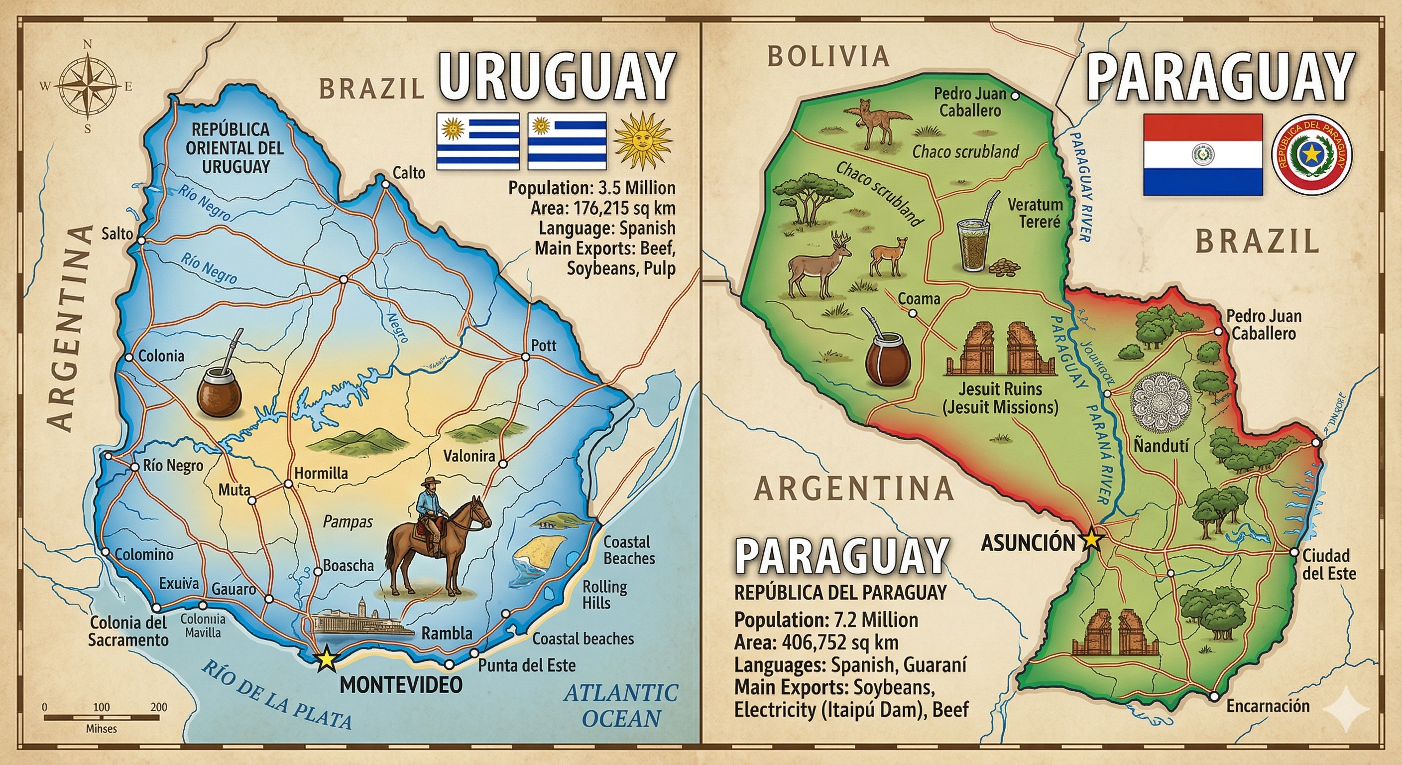 Teaching ESL in the Southern Cone: Paraguay vs. Uruguay | American TESOL